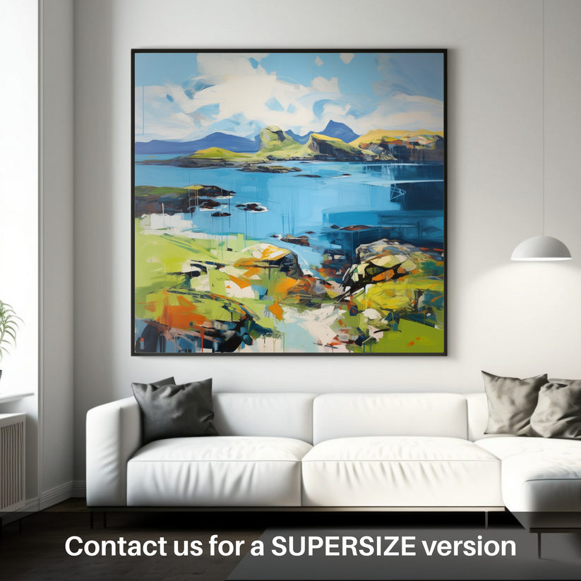 Painting and Art Print of Isle of Ulva, Inner Hebrides entitled "Isle ...