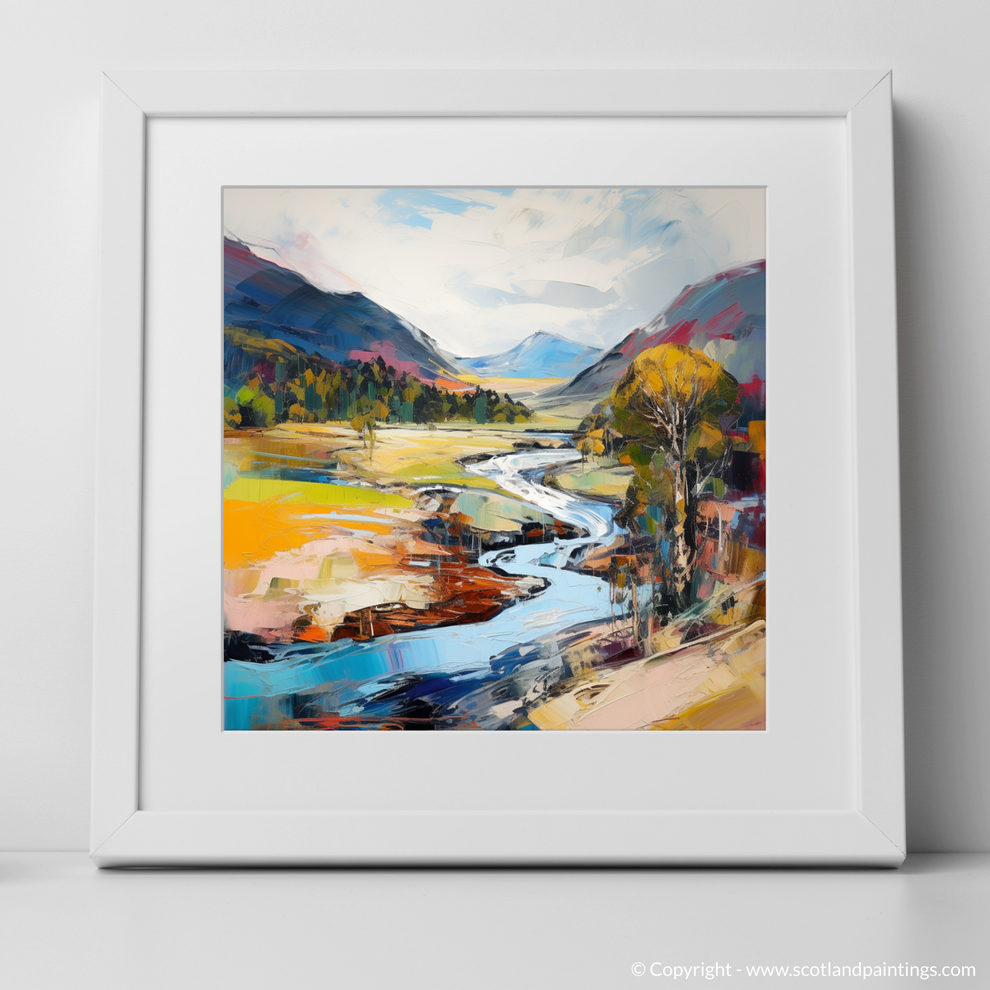 Painting and Art Print of Glen Affric, Highlands in summer entitled "S ...